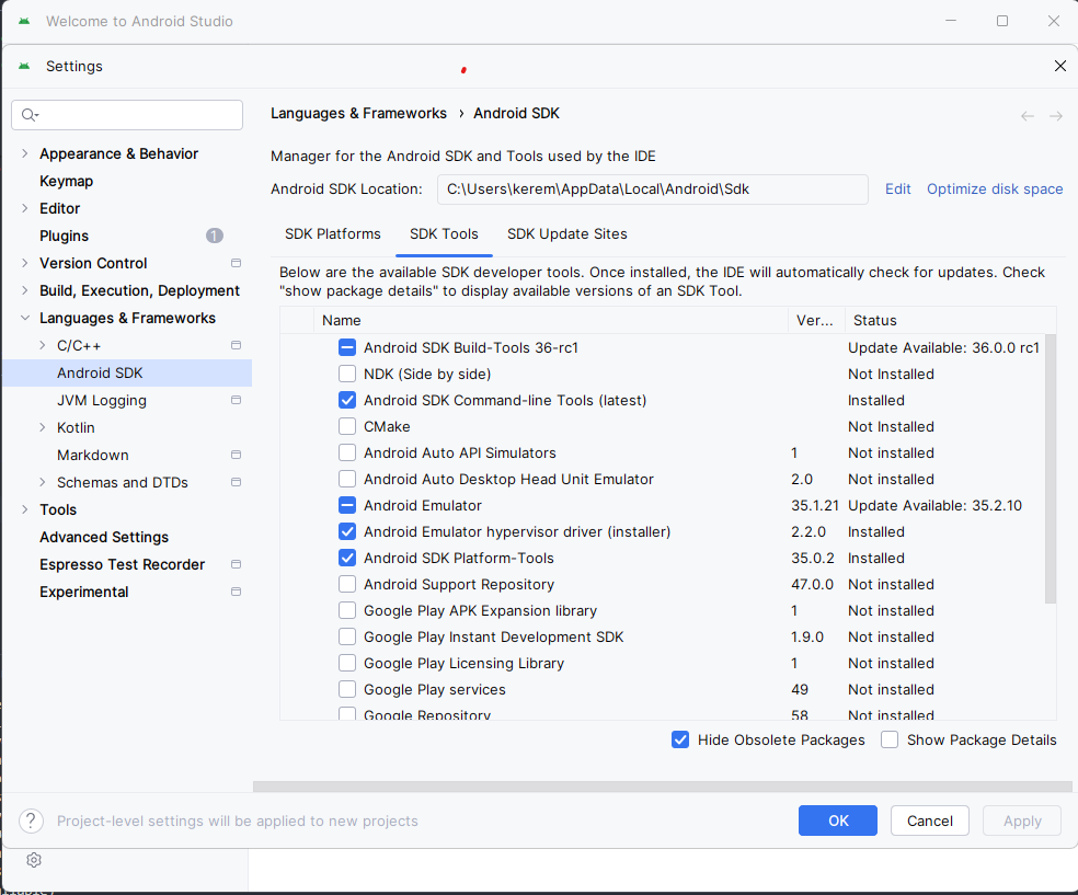 Flutter installation - Blog of Kerem